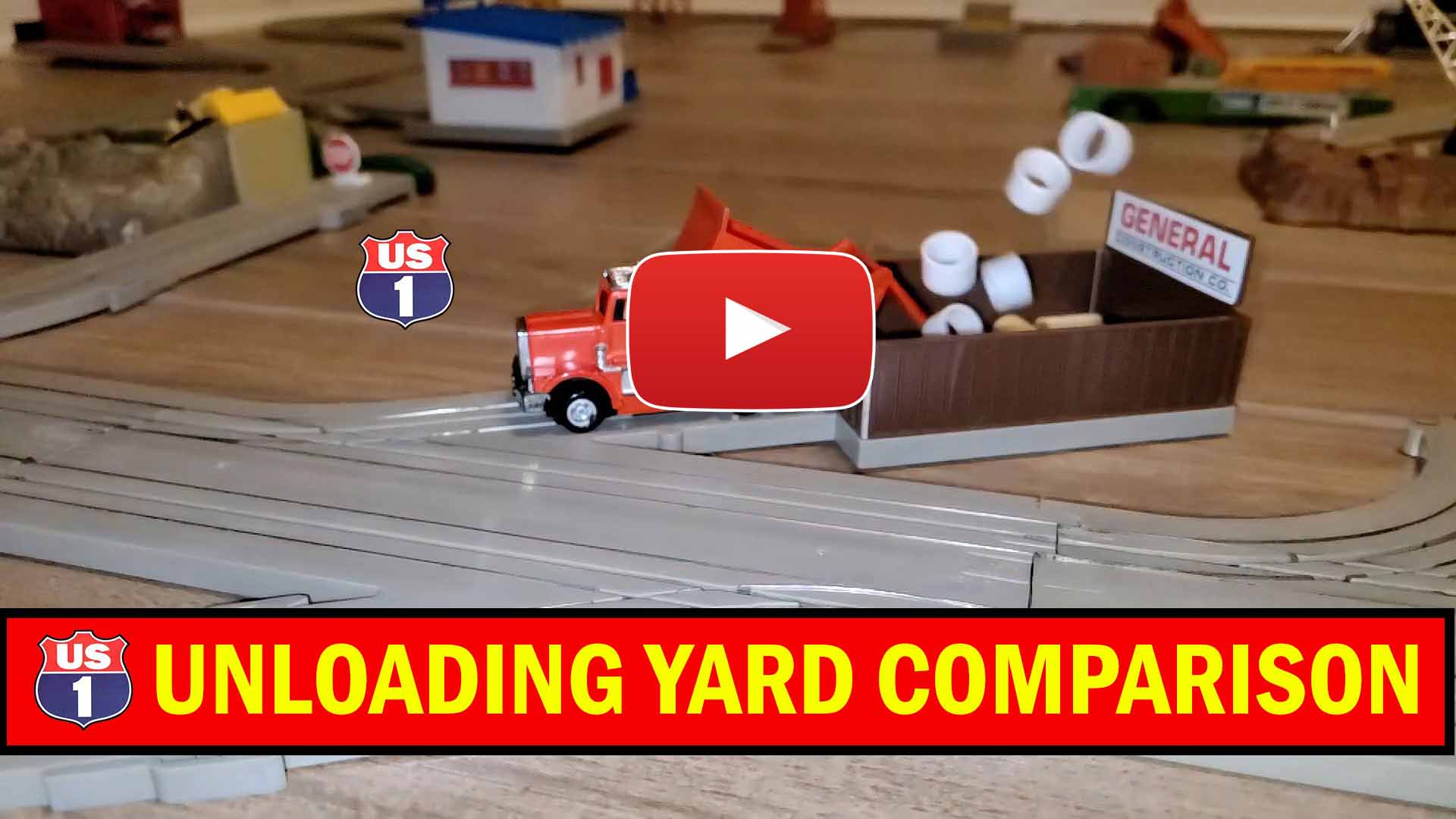 Tyco US1 Electric Trucking - TYCO US-1 Electric Trucking Slot Cars